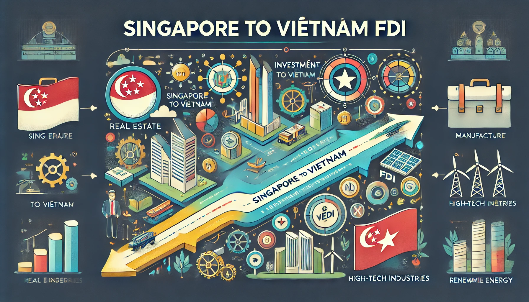 Singapore firms contribute US$1.24 billion to Vietnam's January FDI tally
