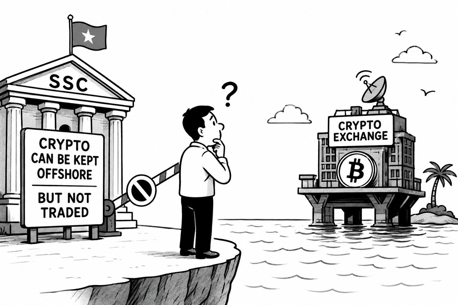 Cryptocurrency in Vietnam: SSC Says Can Be Kept Off Shore But Not Traded